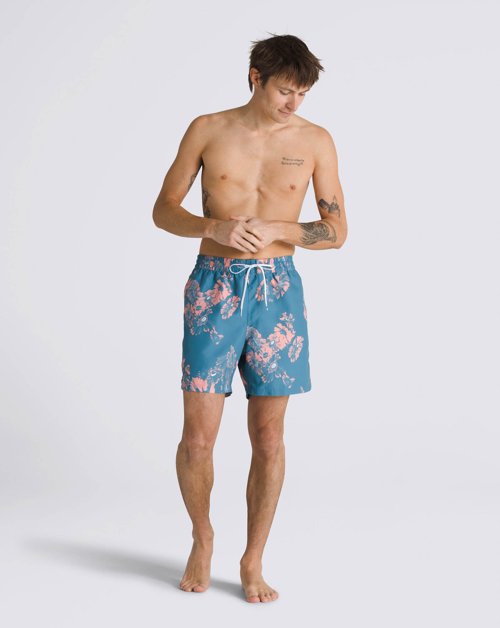 Traje de baño elástico Primary 17" Azul UJCN|Vans - Vans® México