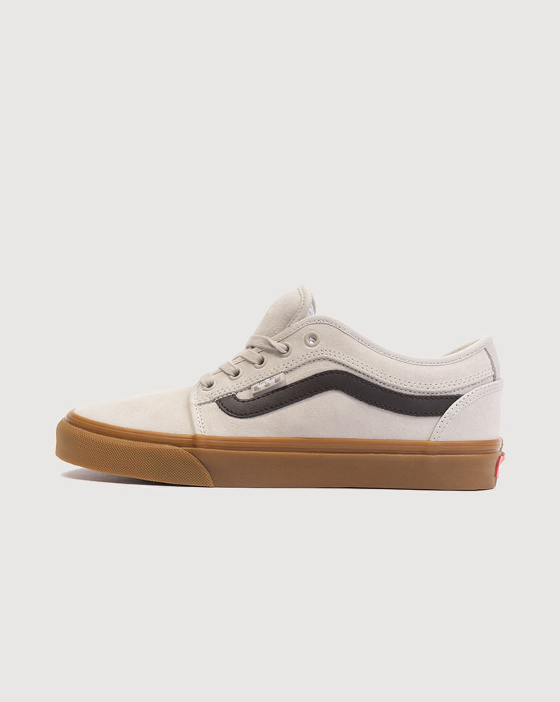 Tenis Skate Chukka Low Sidestripe Beige ZEN9 - Vans® México