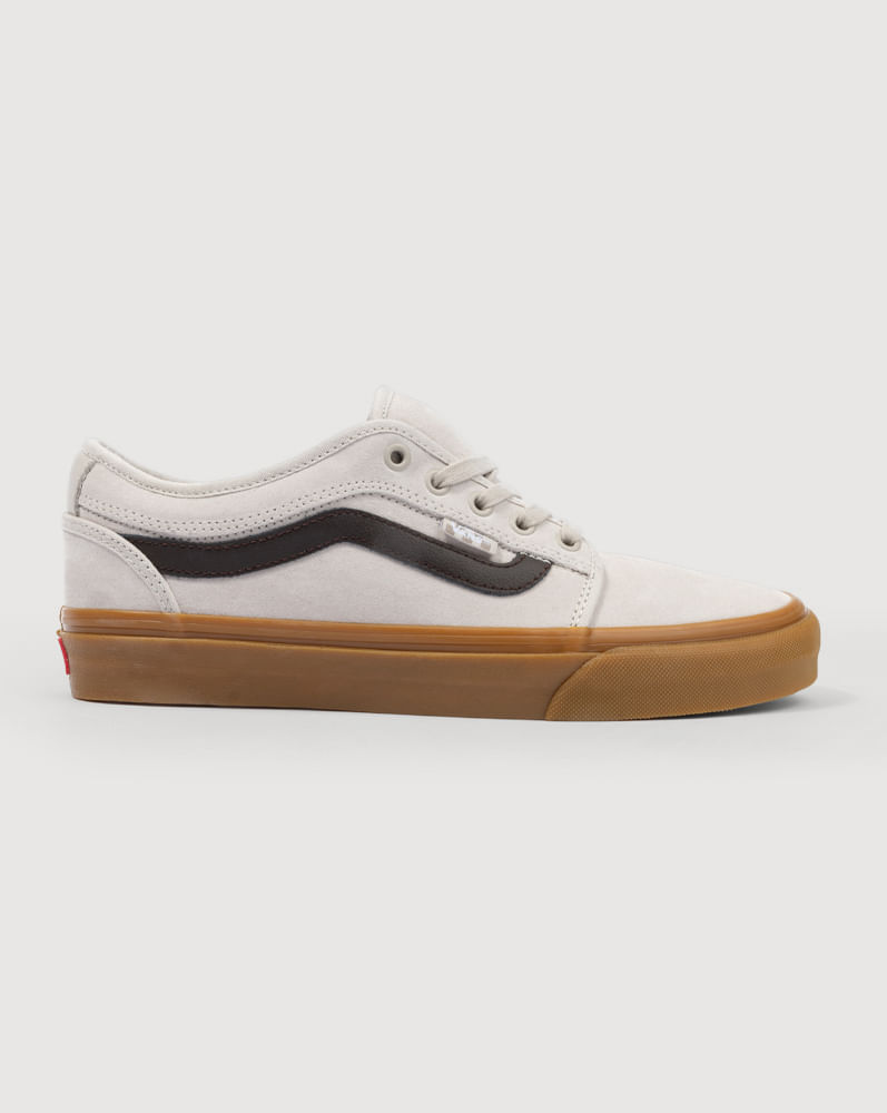 Tenis Skate Chukka Low Sidestripe Beige ZEN9 - Vans® México